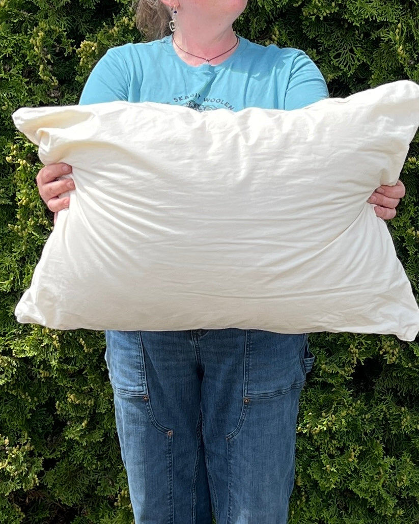 Wool Stuffed Pillow – Skagit Woolen Works